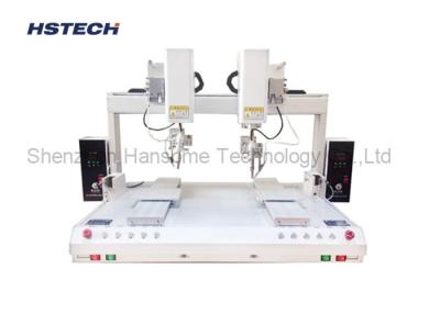 China RS232 Communication 8 Axis Automatic Soldering Robot with 0.02mm Accuracy and 300W Power for PCB Assembly for sale