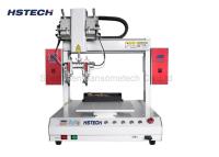 China Dual Head Automated Soldering Machine 400mm×400mm Moving Range with ±0.02mm Accuracy and Stepper Motor Drive for sale
