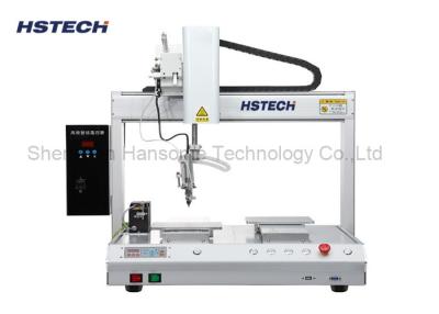 China 5 Axis Robotic Soldering Machine with Double Y Platform 500x300x300x100mm Range and 300mm/s Speed for sale