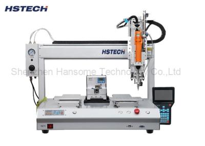 China HS-SL5331 Double Platform 4-Axis Screw Fastening Machine with 500×300×300×100mm Range for M1-M6 Screws for sale