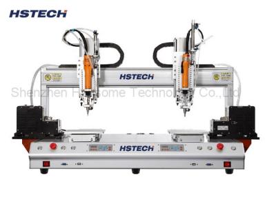 China 6-Axis Auto Screw Fastening Machine with Dual Screw Feeder, 0.02mm Accuracy, 300×300×100mm Range for sale