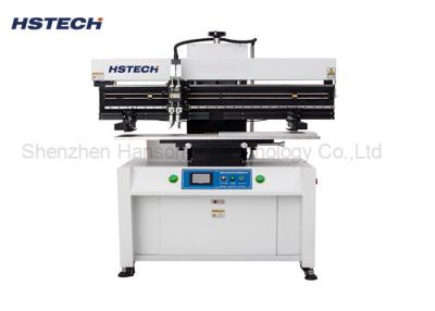 China HS-P223 Semi-Automatic 1.2M LED Tube PCB Solder Paste Stencil Printer with ±0.02mm Accuracy 100W for sale