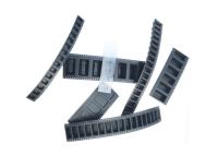 China Custom Embossed Carrier Tape 8-104mm Width PS/PC/PET Material with Cover Tape for SMD Components for sale