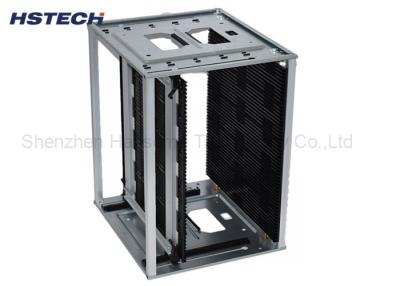 China Heat Resistant Metal ESD Antistatic SMT PCB Magazine Rack For SMT Assembly Line PCB Circulation for sale