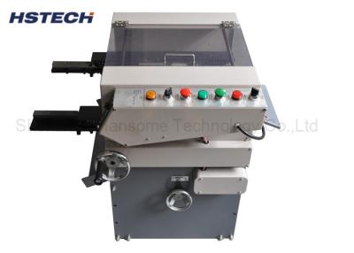 China Automatic PCB Lead Cutting Machine HS-500LC with 250mm Width Capacity and 4500 RPM Blade Speed for sale