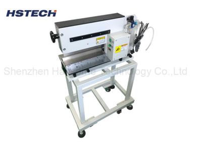 China HS-310L Pneumatic PCB Depanelizer with 360mm Cutting Length and 12.5-Ton Force for FR4 Aluminum Boards for sale