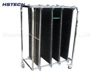 China Max 300pcs 4 Wheels Moving PCB Storage Turnover Car for PCB Assembly Line for sale