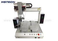 China Dual Platform RS232 300mm/s Automatic Solder Robot with Dual Temperature Controllers for sale