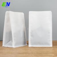 China Laminated Pe Recyclable Food Bags Flat Bottom With Pocket Zipper for sale