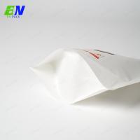 China Eco Friendly White Kraft Paper Bag Paper Food Packaging Doypack Stand up bag for sale