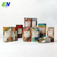 China Home Compostable Kraft Paper Stand Up Pouch With PLA Zipper For Daily Food Packaging for sale