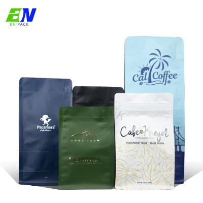 China Daily Coffee Pouch Mockup With Valve High Barrier And Matte Finishing for sale