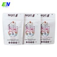 China Compostable bag in kraft paper materials 100% biodegradable stand bag for food for sale