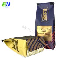 China Spot UV High Barrier Side Gusset Coffee Bag With Zipper With Valve for sale