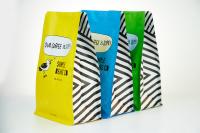 China Customized Design Drip Coffee Bag Flexible Packaging Bag With Nomarl Zipper for sale