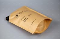 China Kraft Paper Spout Pouch Bag Customized Size And Design For Juice Liquid Packaging for sale