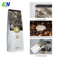 China Aluminium Foil Box Bottom Pouch flat bottom box pouch 500g 1kg for sale