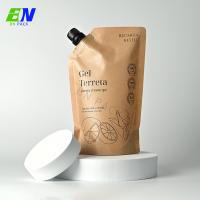 China 1000ml Shampoo Pouch Refill Kraft Paper With Plastic Cap for sale