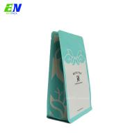China OEM Kraft Power Flat Bottom Pouch Box Pouch Bag With Window for sale