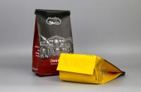 China Compostable Coffee Packaging Bag With Valve 250g Matte Finish for sale