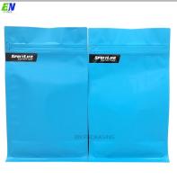 China Food Grade Square Bottom Food Packaging Bags Plastic Bags Food Bag For Protein Powder for sale