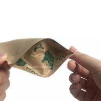 China PLA Compostable Pouch Stand Up Bag Mylar Food Bags with Ziplock in Stock for sale