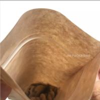 China PLA Compostable Pouch Stand Up Bag Mylar Food Bags with Ziplock in Stock for sale