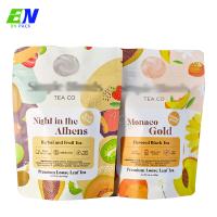China TUV Home Compostable Tea Bag Pouch Kraft Stand Up Digital Print for sale