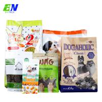 China Monopolymer Completely Recyclable Flat Bottom Pouch Dog Pet Food for sale