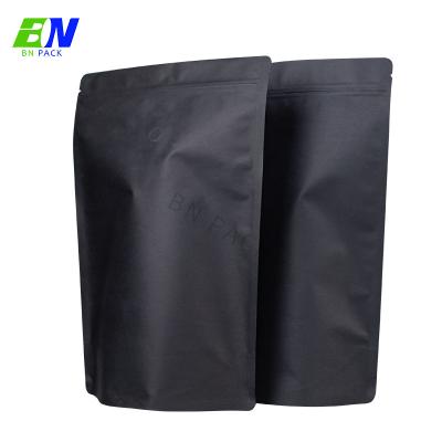 China No Pritnting Stand Up Pouch Kraft Paper Matreial Standard Size For Daily Food Packaging for sale