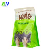 China Monopolymer Completely Recyclable Flat Bottom Pouch Dog Pet Food for sale
