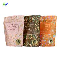 China Customized Design And Size Mylar Plastic Tea Packaging Stand Up Bag For Leaves Tea for sale