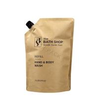 China Recyclable Kraft Paper 1 Liter Refill Shampoo Pakcing Stand Up Spout Pouch for sale