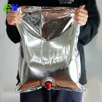 China Custom Bag In Box Beverage Wine Cola Oil Milk Water Aseptic Foil Bags With Nozzle for sale