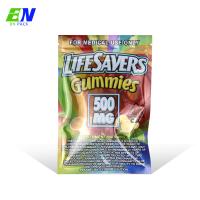 China 3.5g Heat Seal Holographic Mylar Bag Recyclable Weed Ziplock Bags for sale