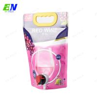 China 5L / 10L Juice Bag Wine Spout Packaging Aluminum Foil BIB Bag In Box for sale