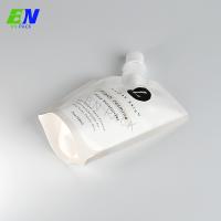 China High Quality Kraft Paper Cosmetic Spout Bag Water 1000ML Bag With Spout Bag For Food for sale