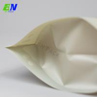 China Plastic Compostable Biodegradable Stand Up Pouch With PLA Zipper For Per Food Packaging for sale