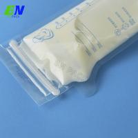 China Plastic High Temperature Resistant Breast Milk Bag With Normal Zipper For Liquid Milk Filling for sale