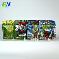 China Digital Printing Smell Proof Clear Plastic Packaging Mylar Stand Up Zipper 3.5G Bag for sale