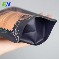 China High Barrier Custom Design Stand Up Pouch With Zipper For Leaf Tea Packaging for sale