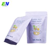 China Wholesale Tea Packaging Bag Eco Friendly Standing Up Pouch Plastic Material With Zipper for sale