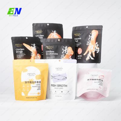 China Factory Price Wholesale Plastic Stand Up Pouch With  Zipper  For Pet Food for sale