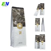 China Food Grade Coffee Pouch Packaging Flat Bottom Pouch With Valve for sale