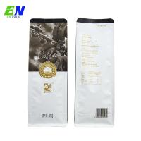 China Food Grade Coffee Pouch Packaging Flat Bottom Pouch With Valve for sale