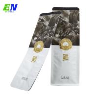 China Food Grade Coffee Pouch Packaging Flat Bottom Pouch With Valve for sale