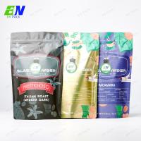 China Bn Coffee Packaging Bag  PET PE Stand Up Pouch With Zipper for sale