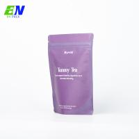 China Most Popular Biodegradable Kraft Paper Tea Bags Stand Up Pouch With Custom Logo for sale