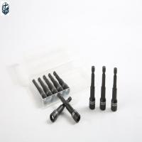 China ODM supported supply 6.35 hexagon CRV steel magnetic nut driver set in PE plastic box for sale
