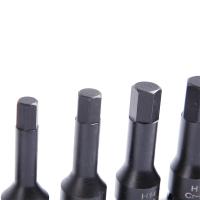 China Drive Black Phosphate Finish H5 Hex Impact Socket Set Made Of CR-MO Material for sale